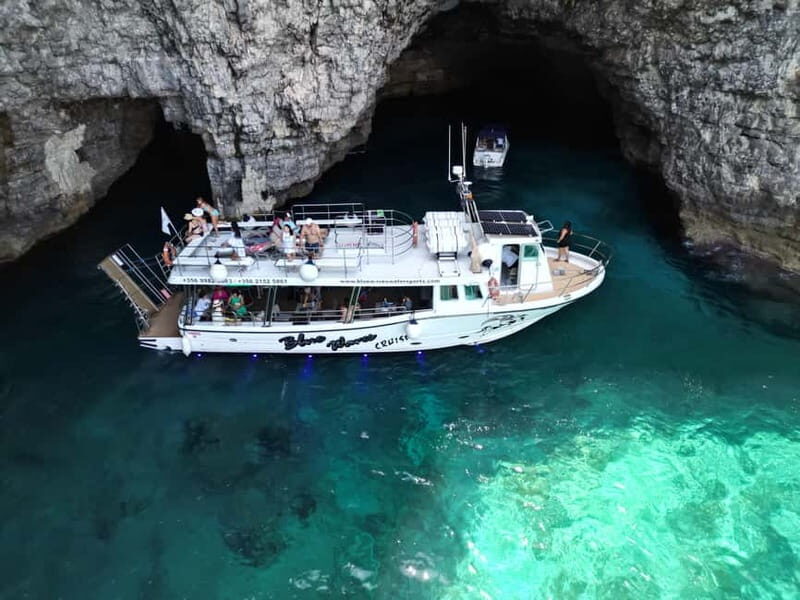 Comino Blue Lagoon & Crystal Lagoon - 3 Bay Cruise - What to Expect on the Water
