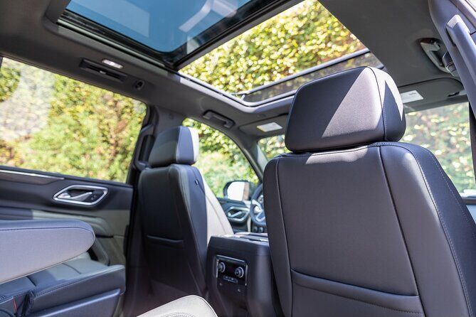 Custom Wine Tour In Black Suburban With Panoramic Sunroof - The Value of This Tour