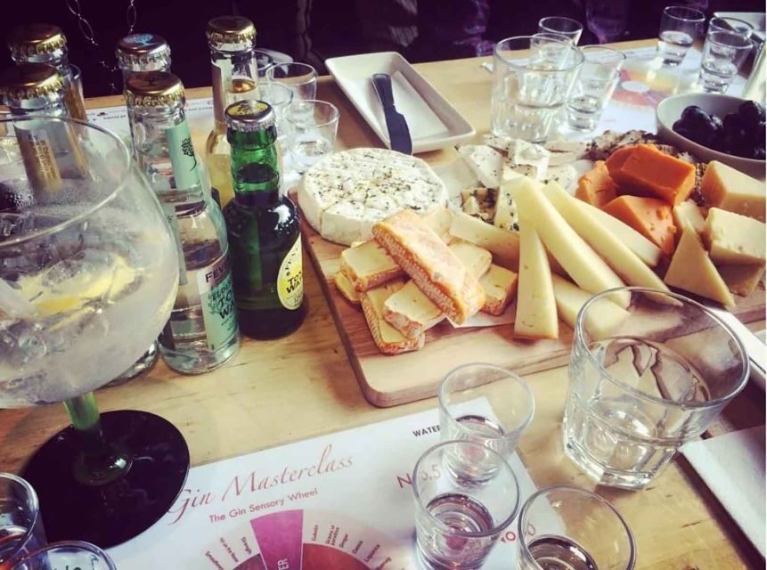 Distillery Masterclass - 8 Scottish gins paired with cheeses - A Deep Dive into the Experience