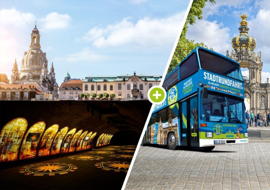 Dresden: 1-Day Hop-On Hop-Off Bus & Fortress Xperience - The Guided and The Self-Guided Tours