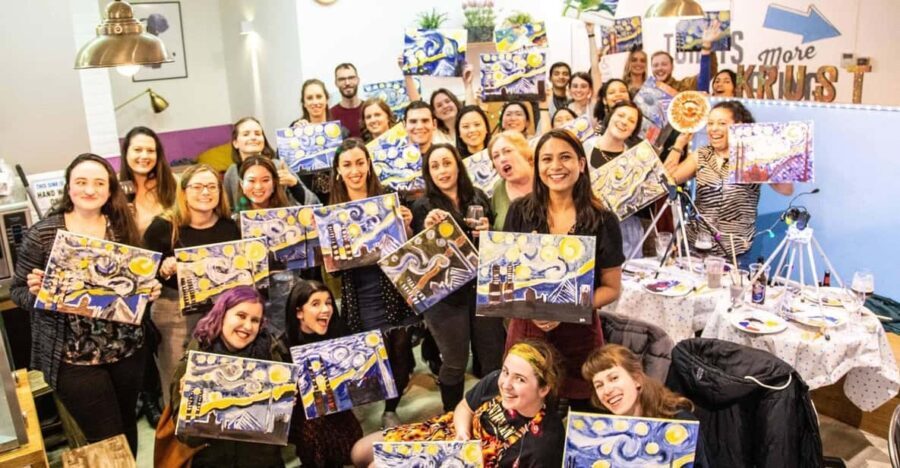 Dublin: Drinking and Painting Party with Art Instructor - The Art, the Atmosphere, and the Value