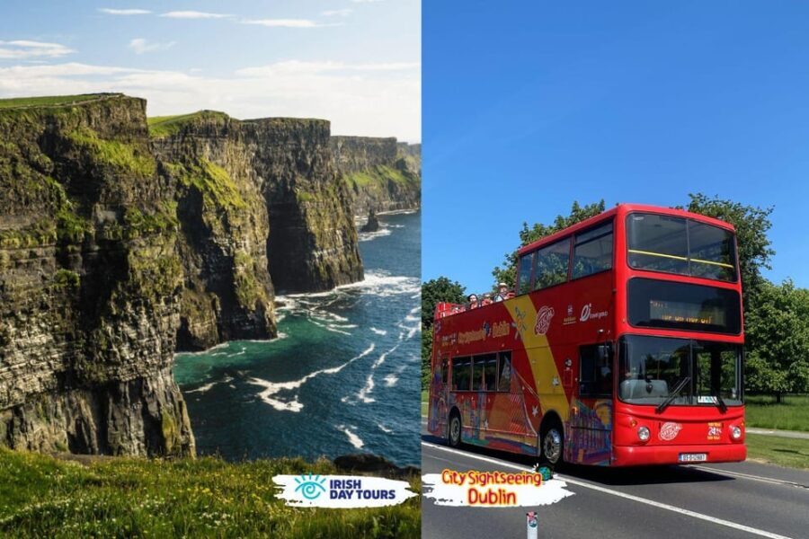 Dublin: Hop-On Hop-Off Bus Tour with Cliffs of Moher Tour - The Day Trip: From Dublin to Galway and the Cliffs of Moher