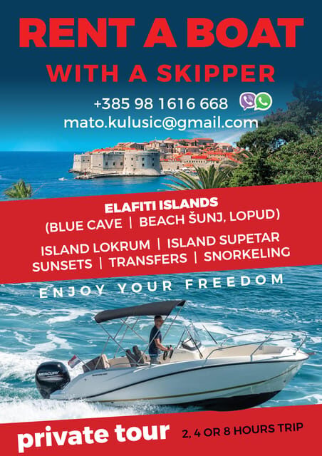 Dubrovnik: Private Tour to Blue Cave and Elaphit islands - Exploring the Dubrovnik Coast by Speedboat