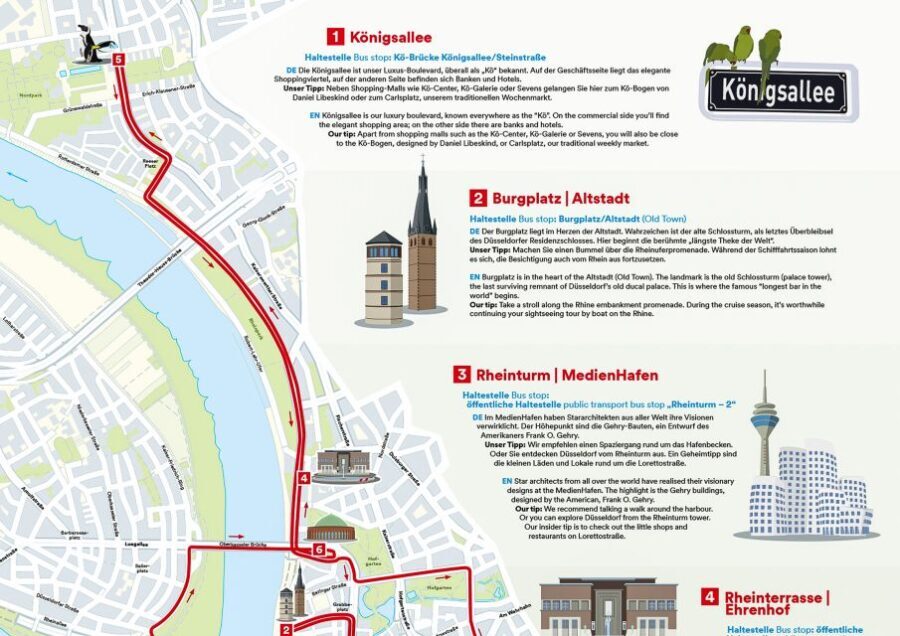 Düsseldorf: 24-Hour Hop-On Hop-Off Ticket - What Makes the Stops Special