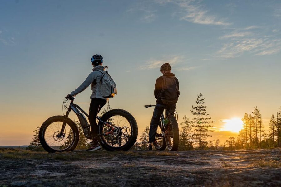 E-FATBIKE TOUR FROM ROVANIEMI UNDER THE MIDNIGHT SUN/SUNSET - The Itinerary in Detail