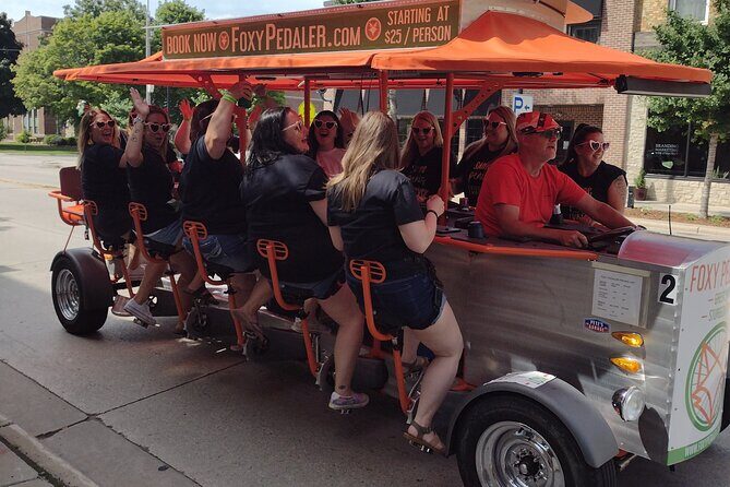 Foxy Pedaler Green Bay Party Bike Private Tour - The Experience from Participant Perspectives