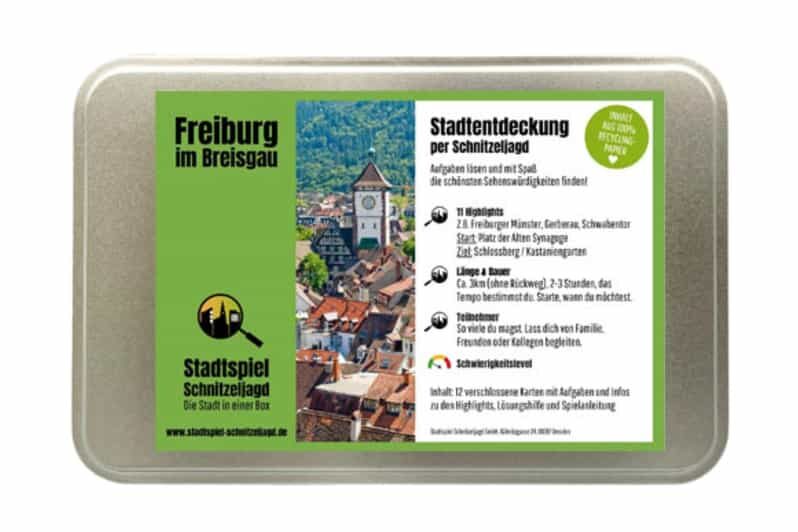 Freiburg im Breisgau: Scavenger Hunt Self-Guided Tour - What You Can Expect on This Tour