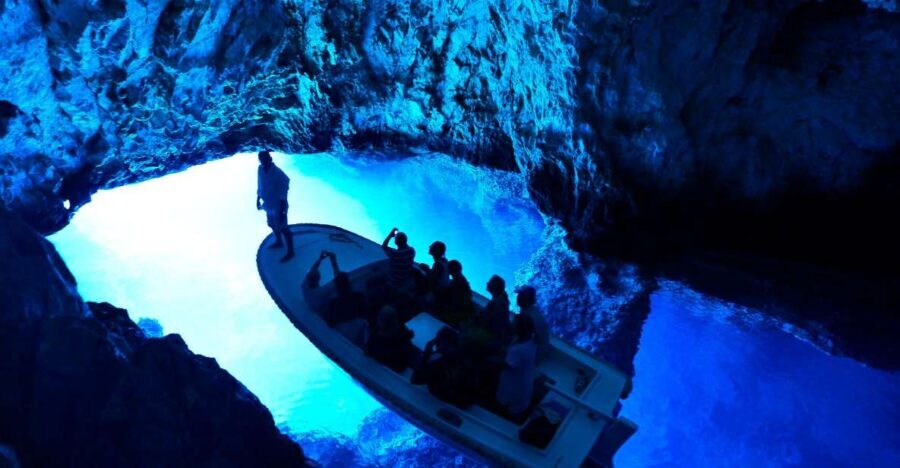 From Hvar: Blue and Green Cave Day Tour - Exploring the Green Cave