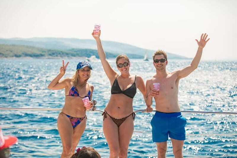 From Split: Catamaran Cruise to Golden Horn & Bra island. - Golden Horn Beach and Free Time