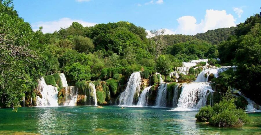 From Trogir, Seget & Okrug: Krka Waterfalls Gastro Tour - An Authentic Croatian Day in Nature and Culture