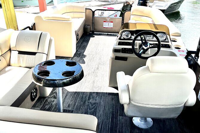 Full Day Premium 24ft Pontoon Boat With Cozy Lounge Upgrades - What to Expect on the Water