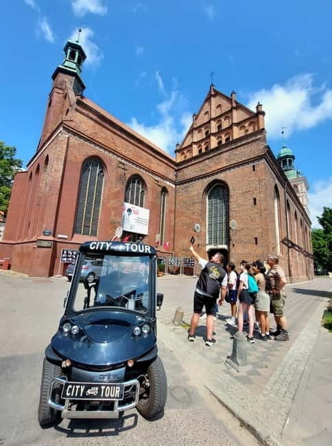 GDANSK City Tour by Golf Cart Live Guide & Sightseeing 90min - What the Tour Covers