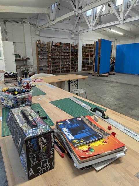 Graffiti workshop team event - The Materials & Extras