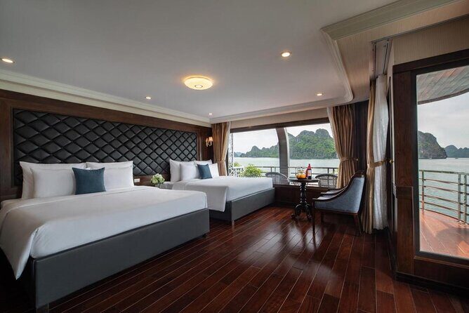 Halong Bay 2 Days 1 Night - La PANDORA Cruise 5 Stars - Day 2: Exploring Dark & Bright Cave and Returning to Hanoi