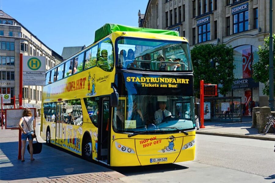 Hamburg: Hop-On Hop-Off Bus Tour Yellow Double Decker - The Landmarks You Can Expect
