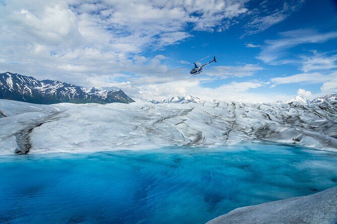 Helicopter and Glacier Paddle Boarding -PRIVATE - Paddleboarding in the Glacial Waters