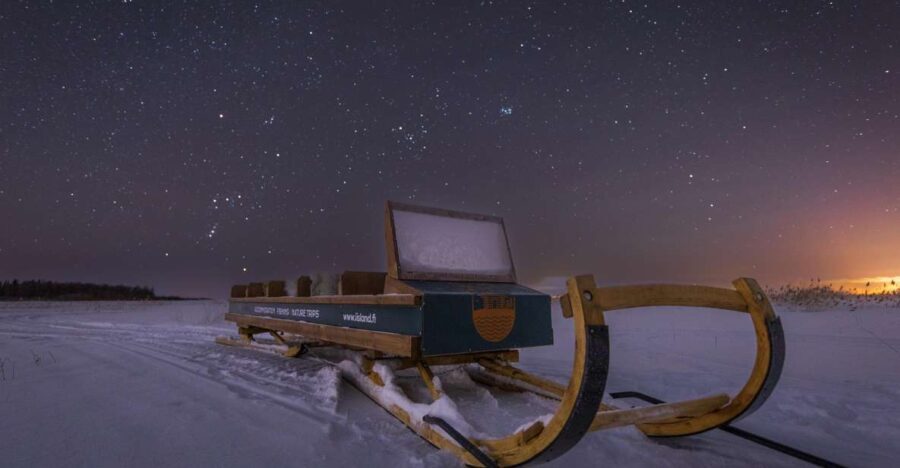 Ii: Snowmobile sleigh trip on frozen sea under starlit sky - The Itinerary — What to Expect