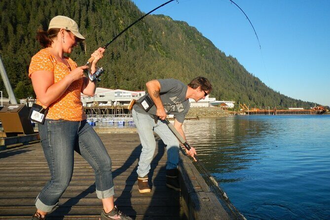 Juneau Shore Fishing for Alaskan Salmon - What to Expect During Your Shoreline Salmon Fishing