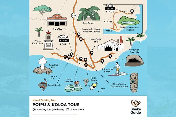 Kauai Poipu and Koloa Town Self-Guided Audio Tour - The Sum Up