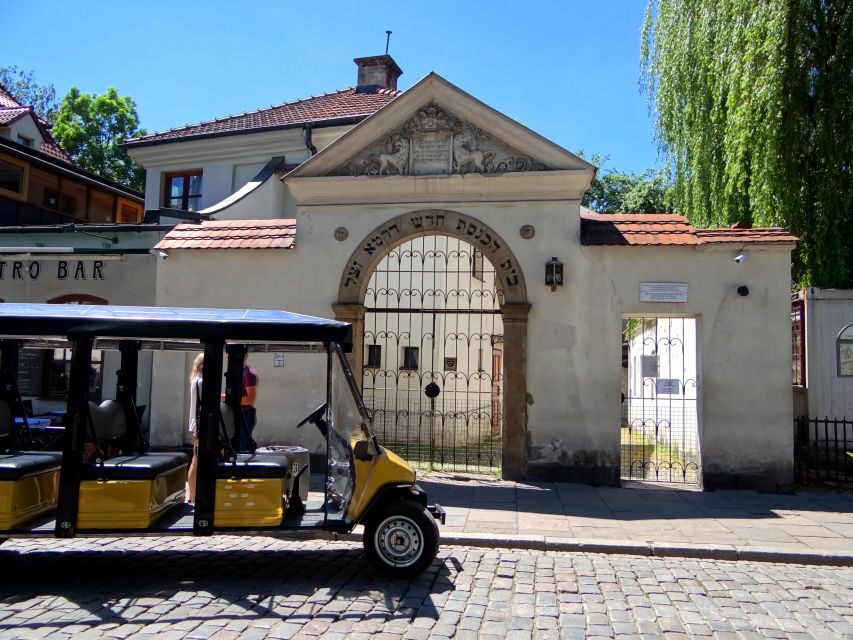 Krakow: Jewish Quarter and Former Ghetto Tour by Golf Cart - In-Depth Look at Each Site