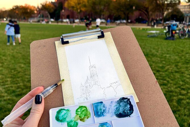 Landmark Painting Activity Outside in DC - The Meeting Point & Logistics