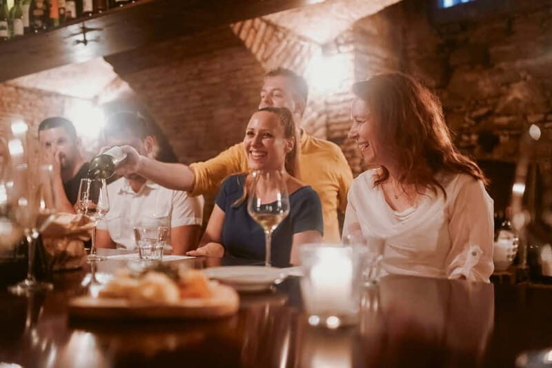 Ljubljana: Wine Tasting Experience with Appetizers - The Historic Cellar Setting