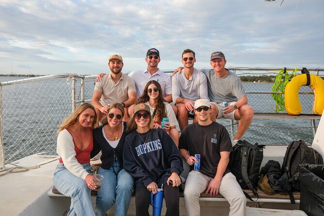 Morning Charleston Harbor Sail Lux Catamaran Shade and Seating - FAQ