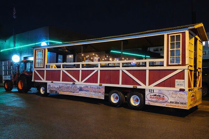 Night-Time Hayride Sightseeing Tractor Tour of Nashville - The Tour Itself: Comfort and Practicality
