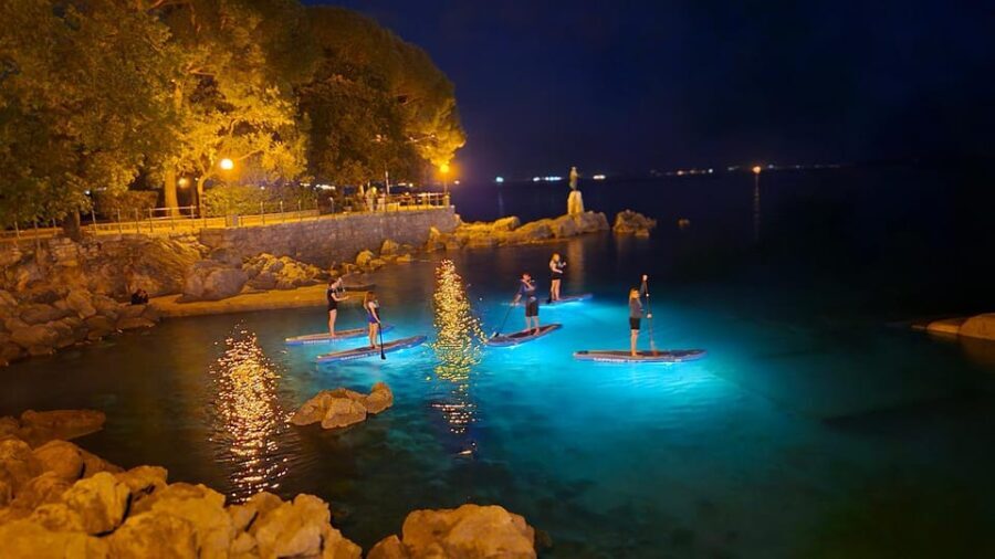 Opatija: Guided SUP Paddleboarding Adventure at Night - What You Can Expect During the Tour