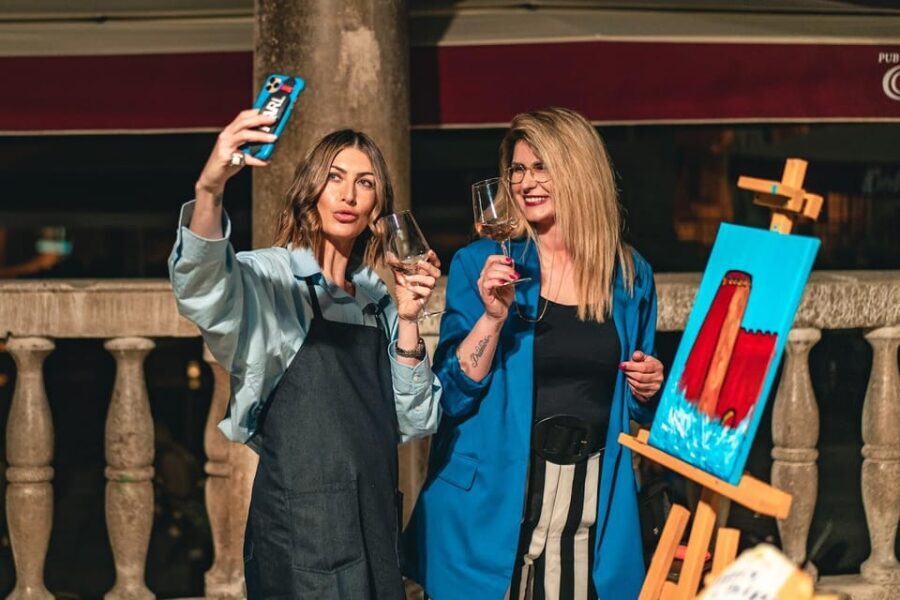 Paint & Sip: Unleash Your Creativity, One Glass at a Time! - The Artwork and Takeaways