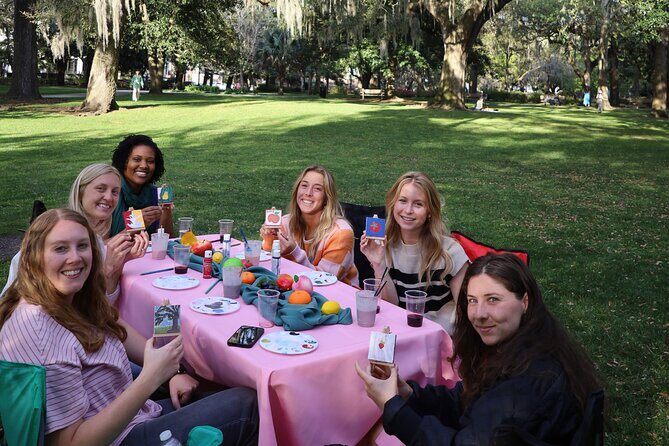 Paint Tiny Canvases in Forsyth Park - Breaking Down the Experience: What to Expect