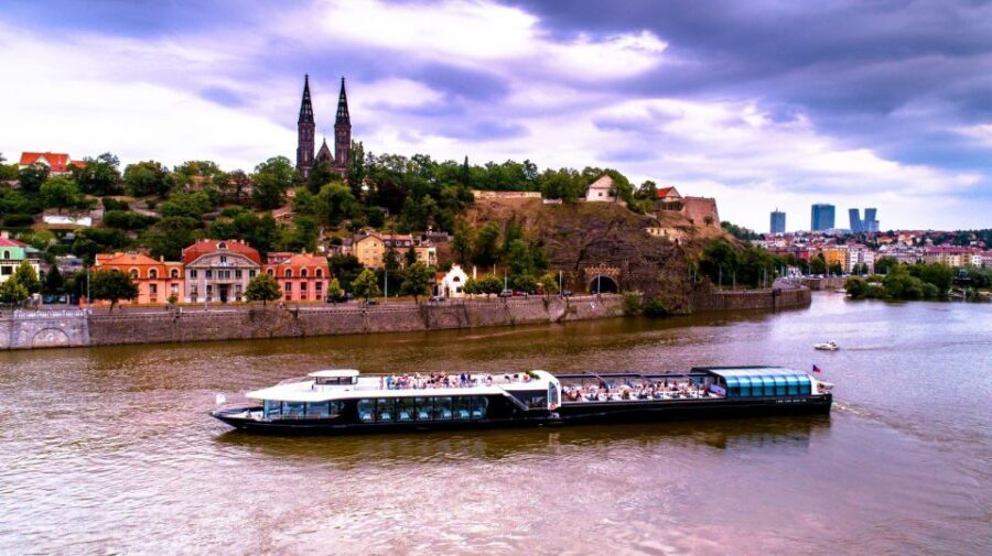 Prague: Sightseeing Dinner Cruise on Open-Top Glass Boat - The Itinerary and Sights