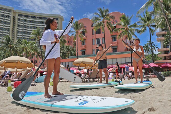 Private Group SUP Trio by Waikiki Beachboys at the Royal - Equipment and Inclusions