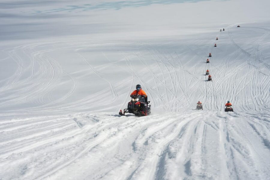 Reykjavik: Golden Circle Super Jeep Tour with Snowmobiling - The Highlight: Snowmobiling on Langjökull Glacier