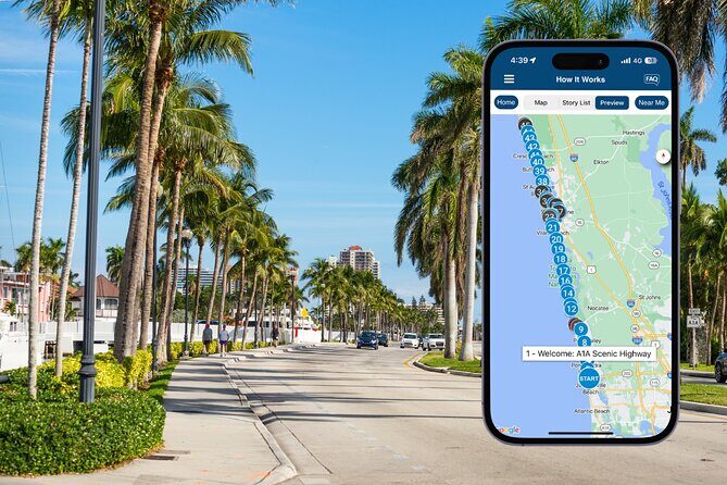 Scenic A1A Byway Self Guided Driving Audio Tour - Micklers Landing Beach and Beaches Galore