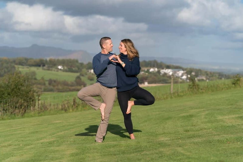 Scotland: Relaxation Retreat with Naughty Sheep - Highland Yoga: A Mountain-View Stretch