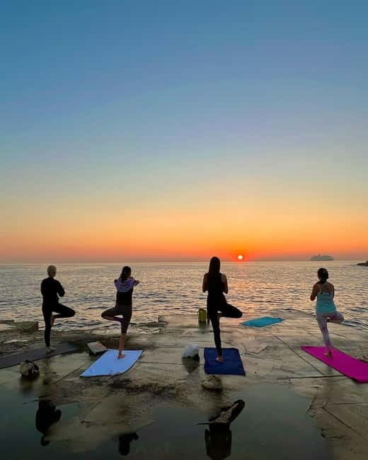 Sliema: Beach Yoga Class with Swimming - The Setting: Sun, Sea, and Serenity
