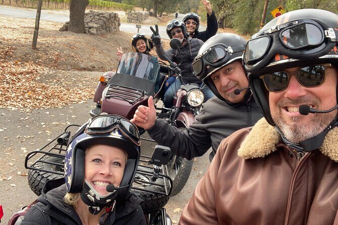 Sonoma Valley Sidecar Wine tours - Practical Details