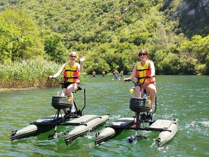 Split/Omi: Cetina River Water Bike Safari - What the Itinerary Looks Like