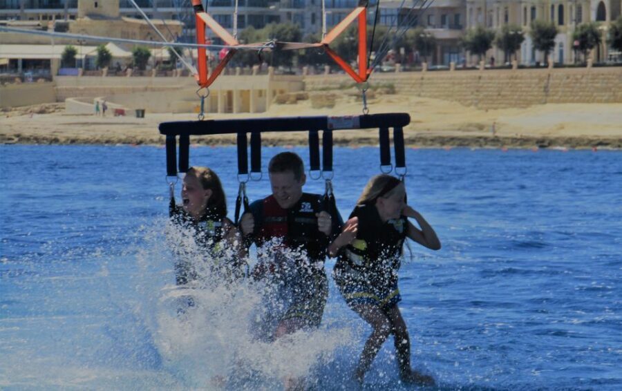 St. Julian's: Parasailing in Malta with Photos and Videos - The Photos and Videos