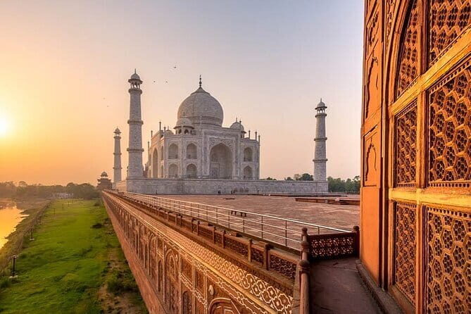 Sunrise Taj Mahal, Agra Fort, Red Taj and Moonlit Garden Private Tour - Post-sunrise, Breakfast and Marble Inlay Studio
