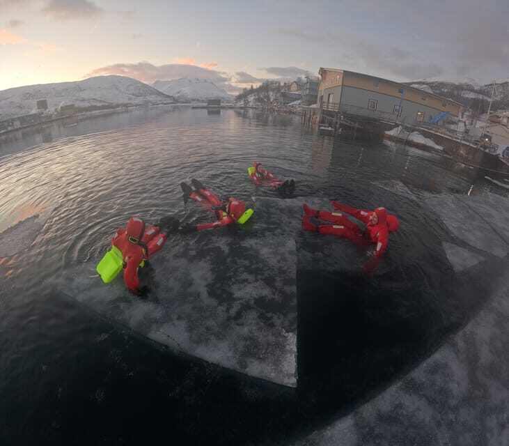 Tromsø: Arctic Fjord Floating in Survival Suit - Authenticity and Value