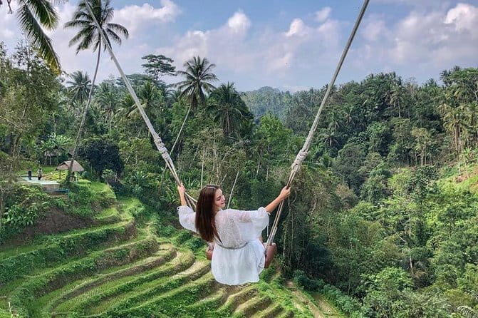 Ubud Jungle Swing - Monkey Forest - Water Temple - Waterfall - Assessing the Value
