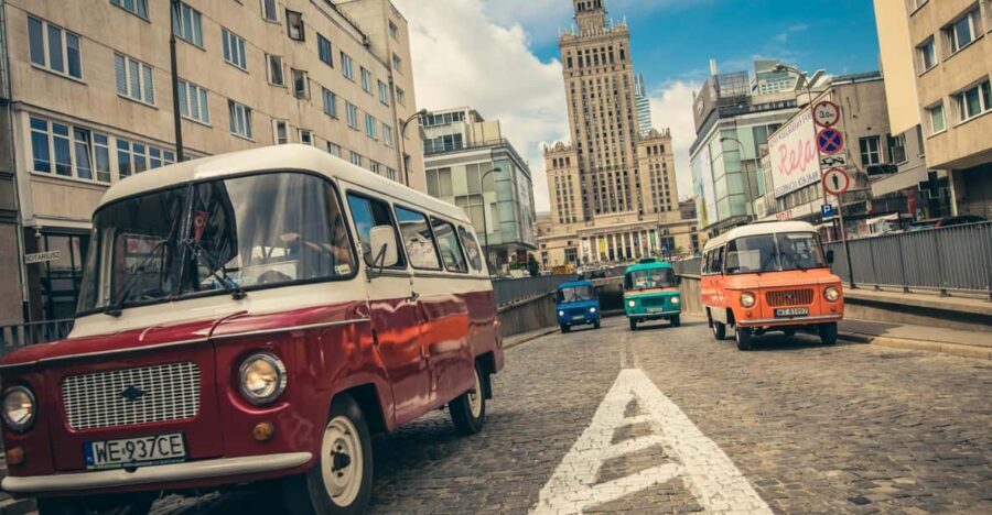 Warsaw: Communism Tour in an Original Socialist Van - Transportation and Logistics