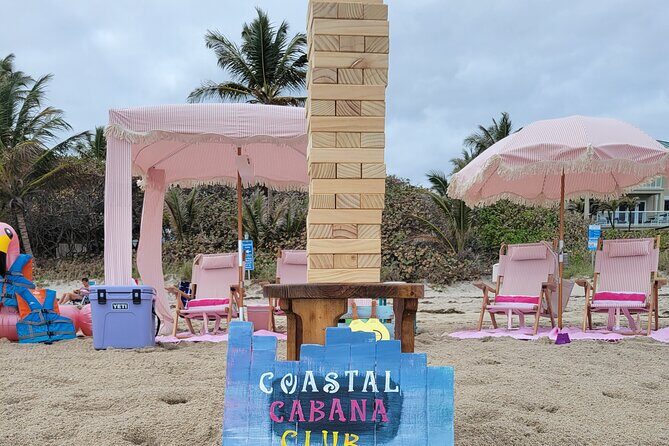 West Palm Beach Day: Cabana, Beach Chairs, Yeti, JBL, Towels + - FAQ