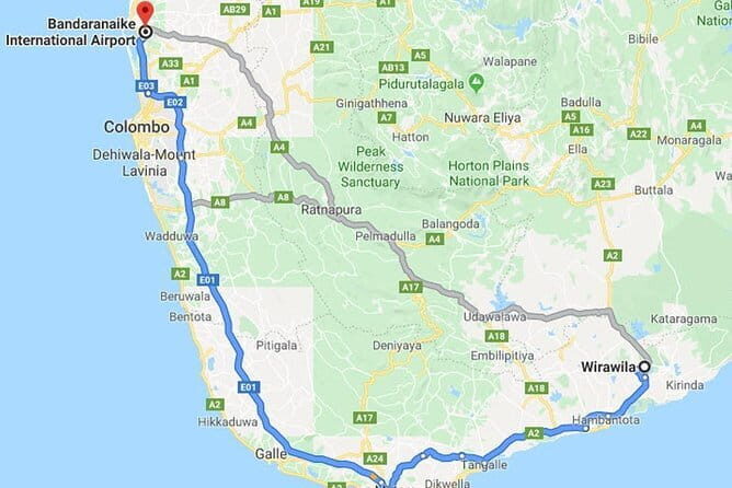 Wirawila City to Colombo (CMB) Airport Private Transfer - Analyzing the Cost and Value