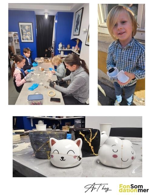 Workshop: Simplified Kintsugi Art in French - The Experience: What to Expect