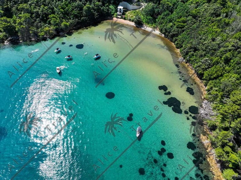 Zadar: Speedboat Escapade 3 stops & Snorkeling & Local Wine - First Stop: Kostanj Bay - A Hidden Paradise