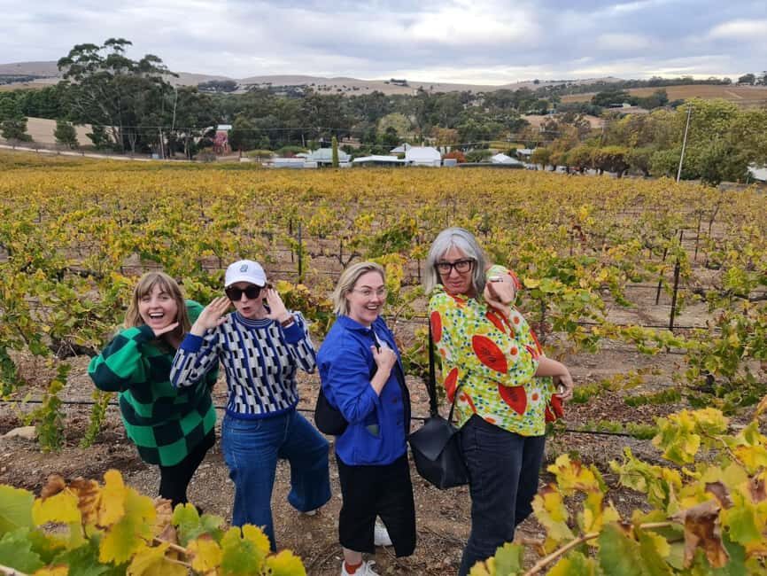 A local pickup Clare Valley Group Tour for Four Passengers. - A Well-Rounded, Authentic Experience