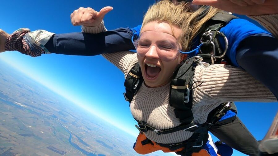 Adelaide: Tandem Skydiving over Lake Alexandrina - The Views